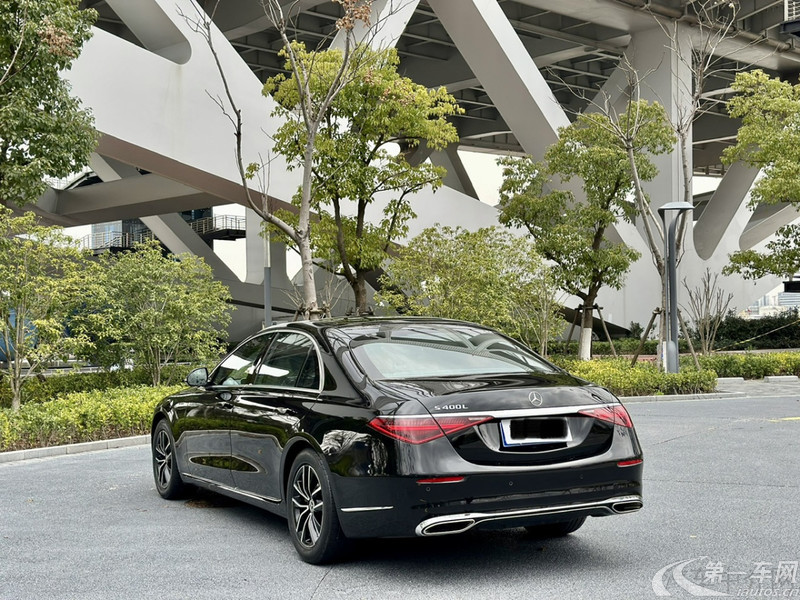 深圳二手奔驰S级 S400L [进口] 2021款 3.0T 自动 汽油 商务型 -第一车网